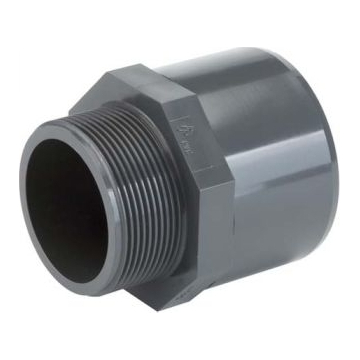 Embout double d'adaptation pvc pression M/F par Atlantic Robinetterie