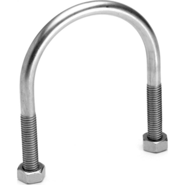 Etrier inox 304L avec deux écrous par Atlantic Robinetterie