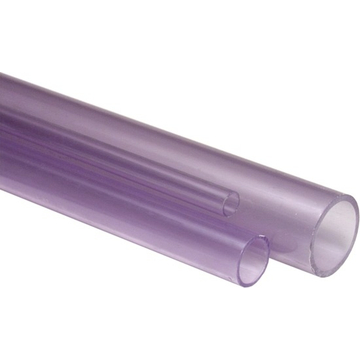 DEKADUR-G Pipe, PVC-U, clair (transparent) Dimensions spéciales pour ...